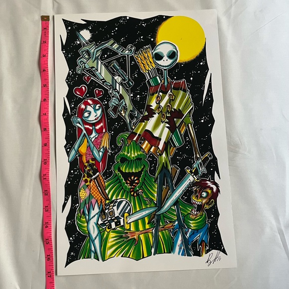 Art | The Nightmare Before Christmas X The Walking Dead Mashup | Poshmark